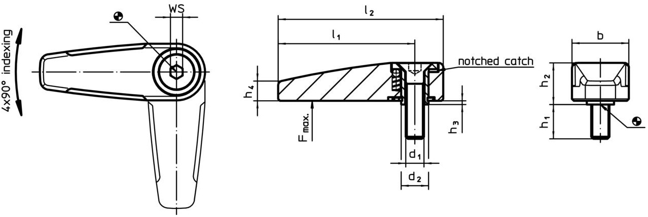 Halder One-Sided Retaining Catches | Concept Latch Lock & Hinge